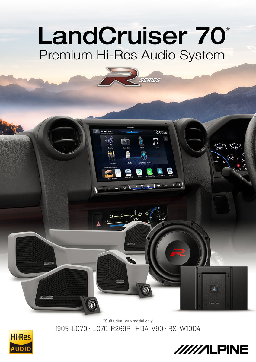 LandCruiser 70 Premium H-Res Audio System – Phatt Audio Concepts